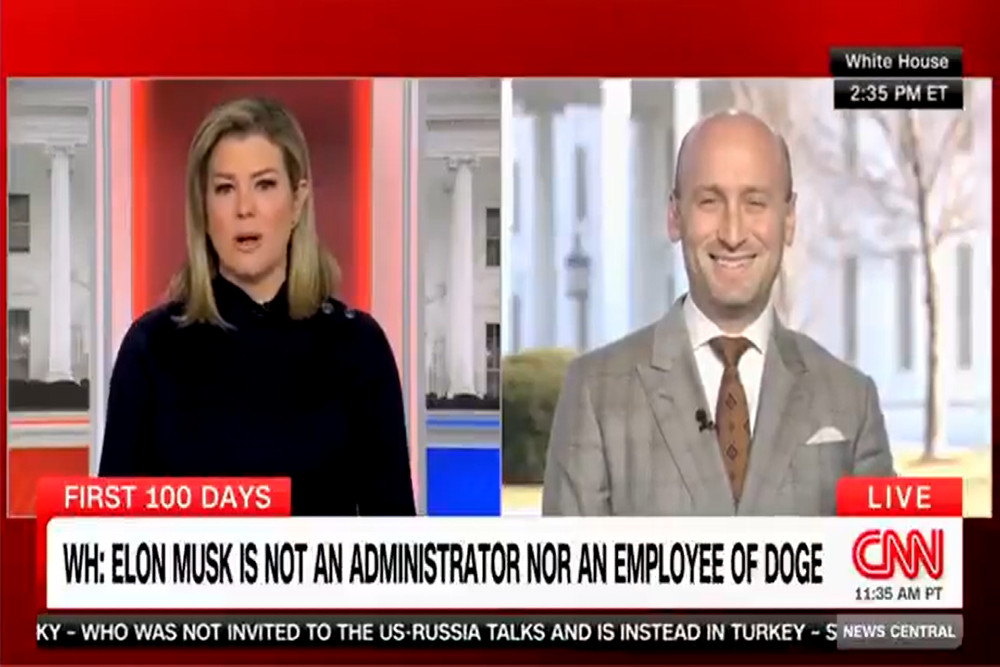Stephen Miller Humiliates CNN Over Ridiculous DOGE Question