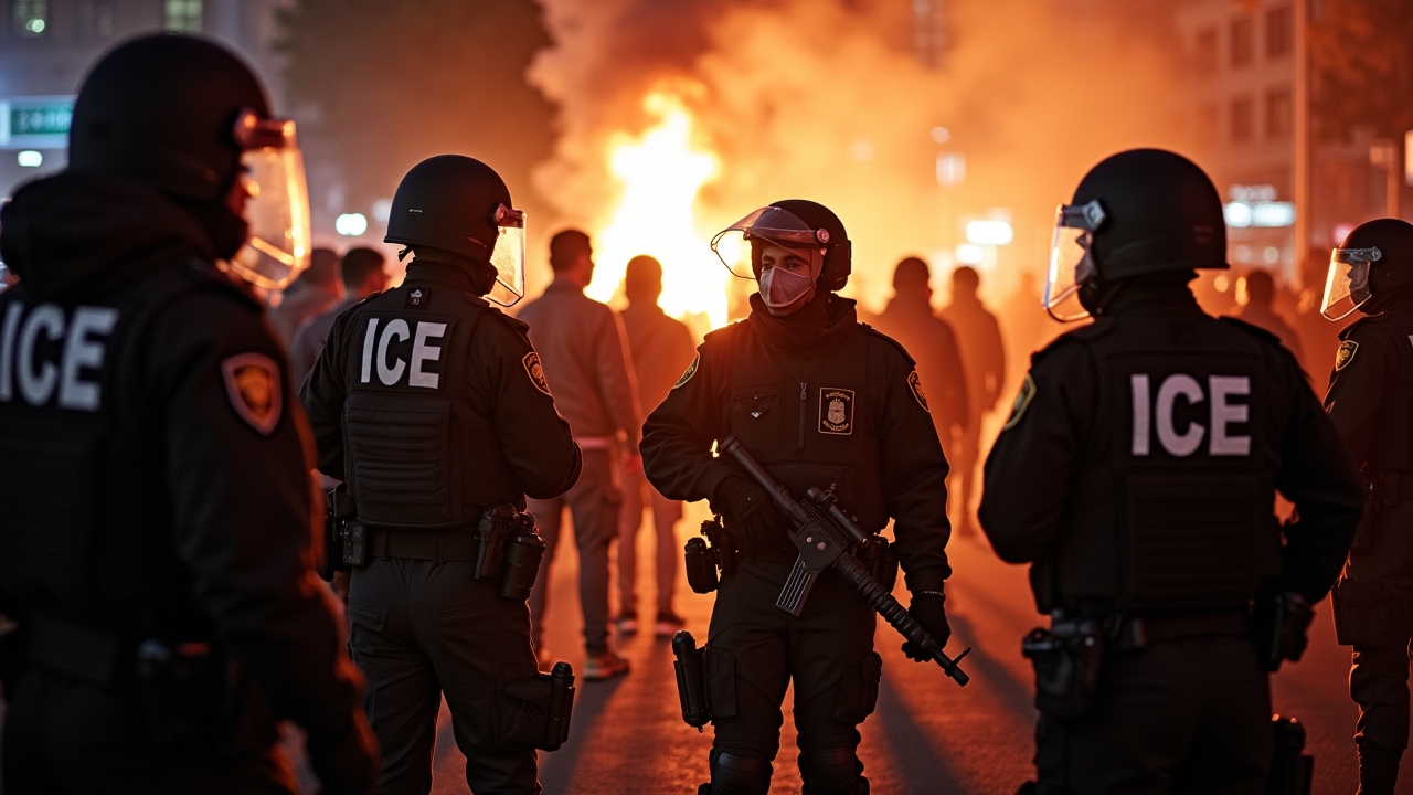 JUST IN: Gunfire Erupts As Anti-ICE Protesters Target Federal Agents In ...