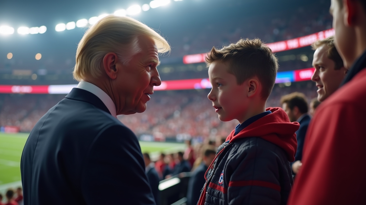 WATCH: Trump Gifts Young Commanders Fan With Presidential Coin At NFL Game