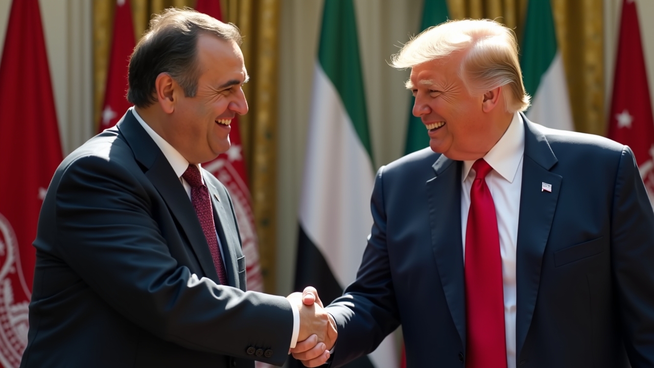 NEW: Trump Shares Lighthearted Moment With Syrian Leader During ...