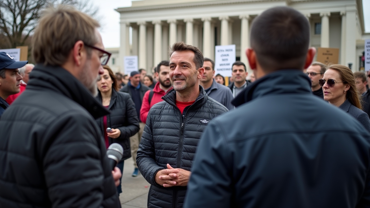 LIVE: CBS Reporter Confronted By Activist During Heated ICE Protest