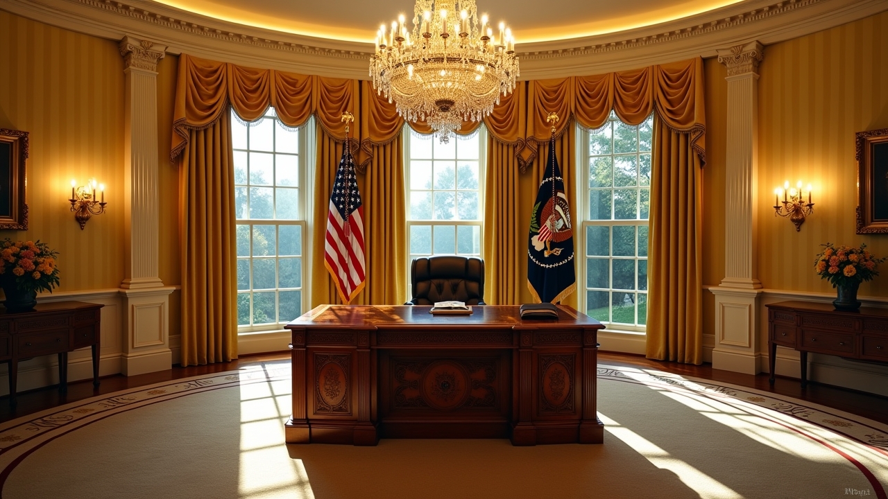 NEW: Trump’s Golden Oval Office Redefines Presidential Aesthetic ...