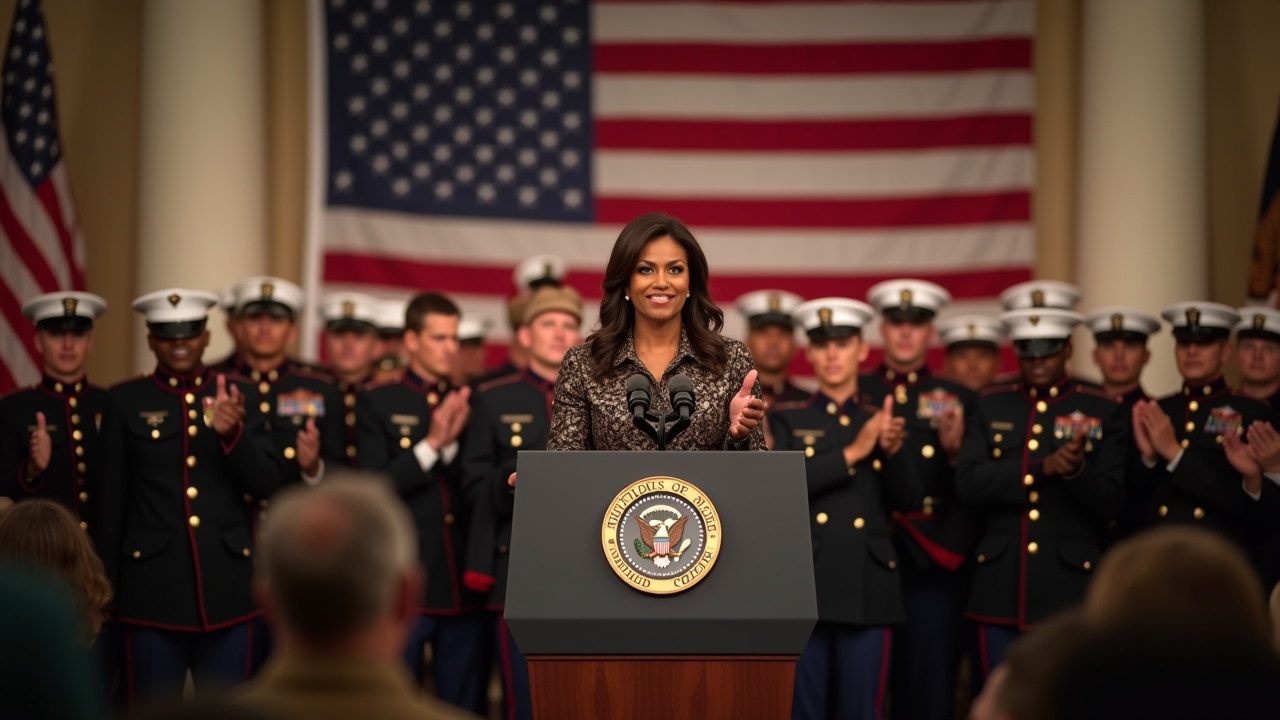 Melania Trump Joins Usha Vance To Honor 1,500 Heroes At Thanksgiving Event
