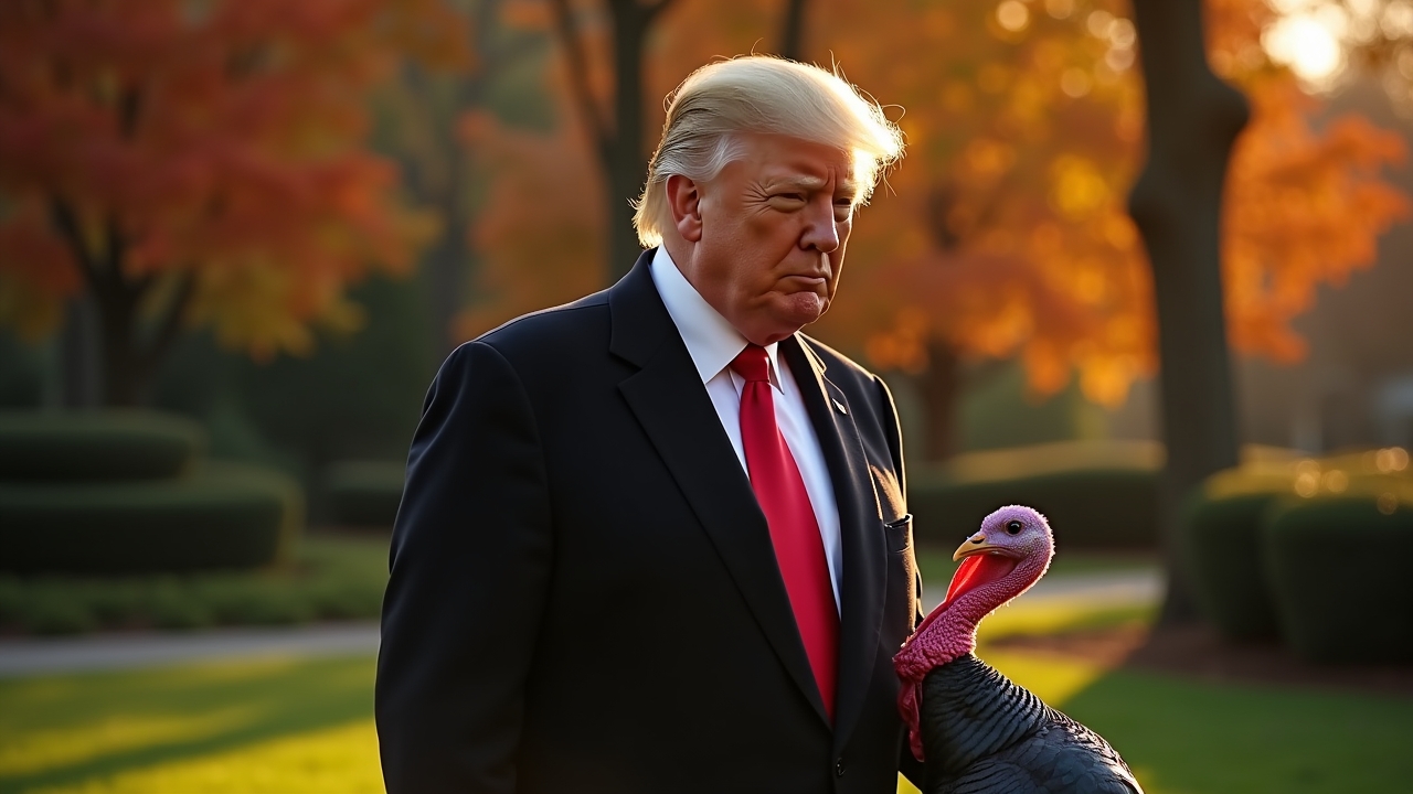 Trump Takes Center Stage In Quirky Turkey Pardon Ceremony Ahead Of ...
