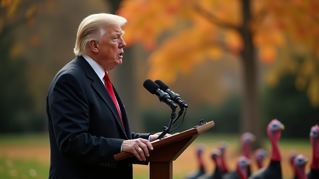 Trump Ribs Biden During Turkey Pardon: Last Year’s Are ‘Null And Void’