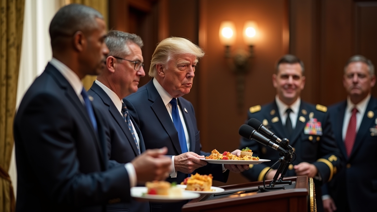 Vice President Vance Serves Thanksgiving Meals To Troops With Family In Tow