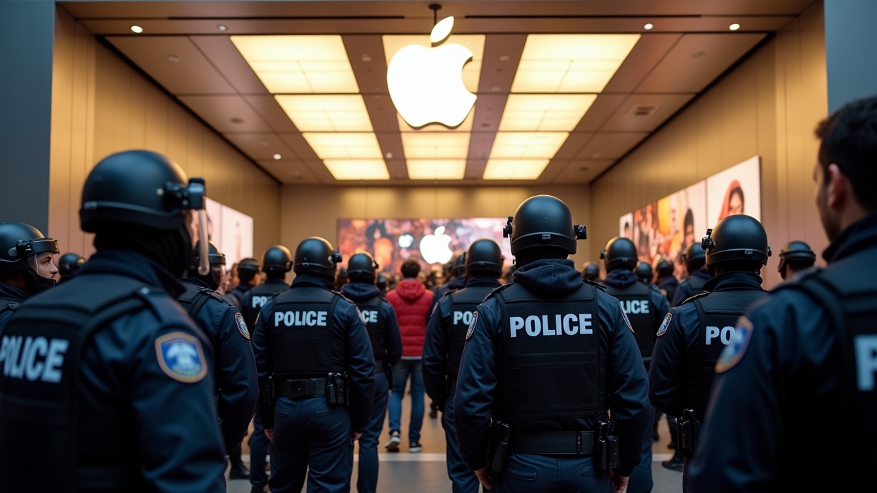Pro-Palestinian Protesters Storm Apple Store On Black Friday… Multiple ...