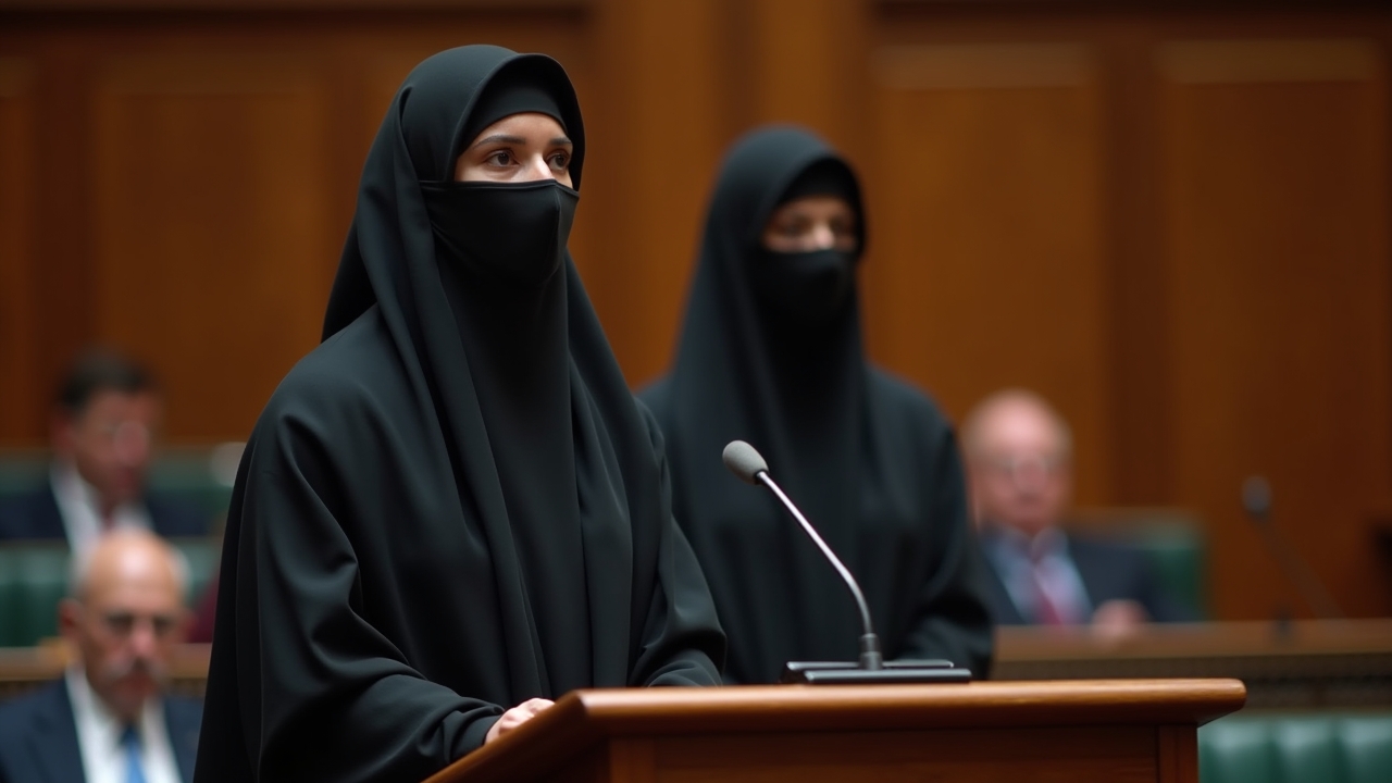 Aussie Senator Clad In Burqa Sparks Outrage… Sentenced To 7-Day Ban