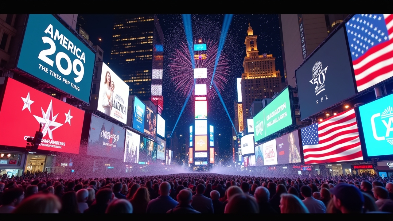 NEW: Times Square To Host Historic Double Ball Drop For America’s 250th ...