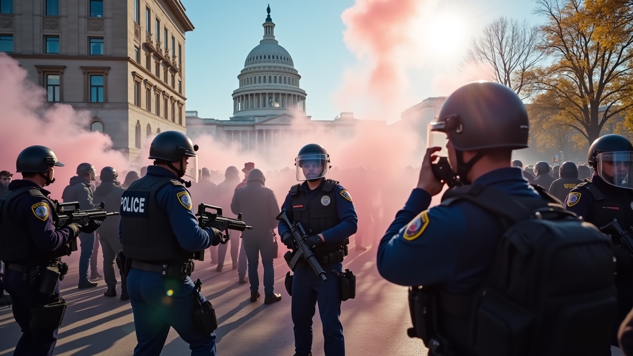 JUST IN: Protesters Hurl Tear Gas Back At Feds... It Bounces Into Their ...