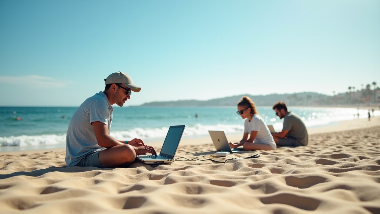 NEW: San Diego’s Beaches Transform Into Hotspots For Remote Work Revolution