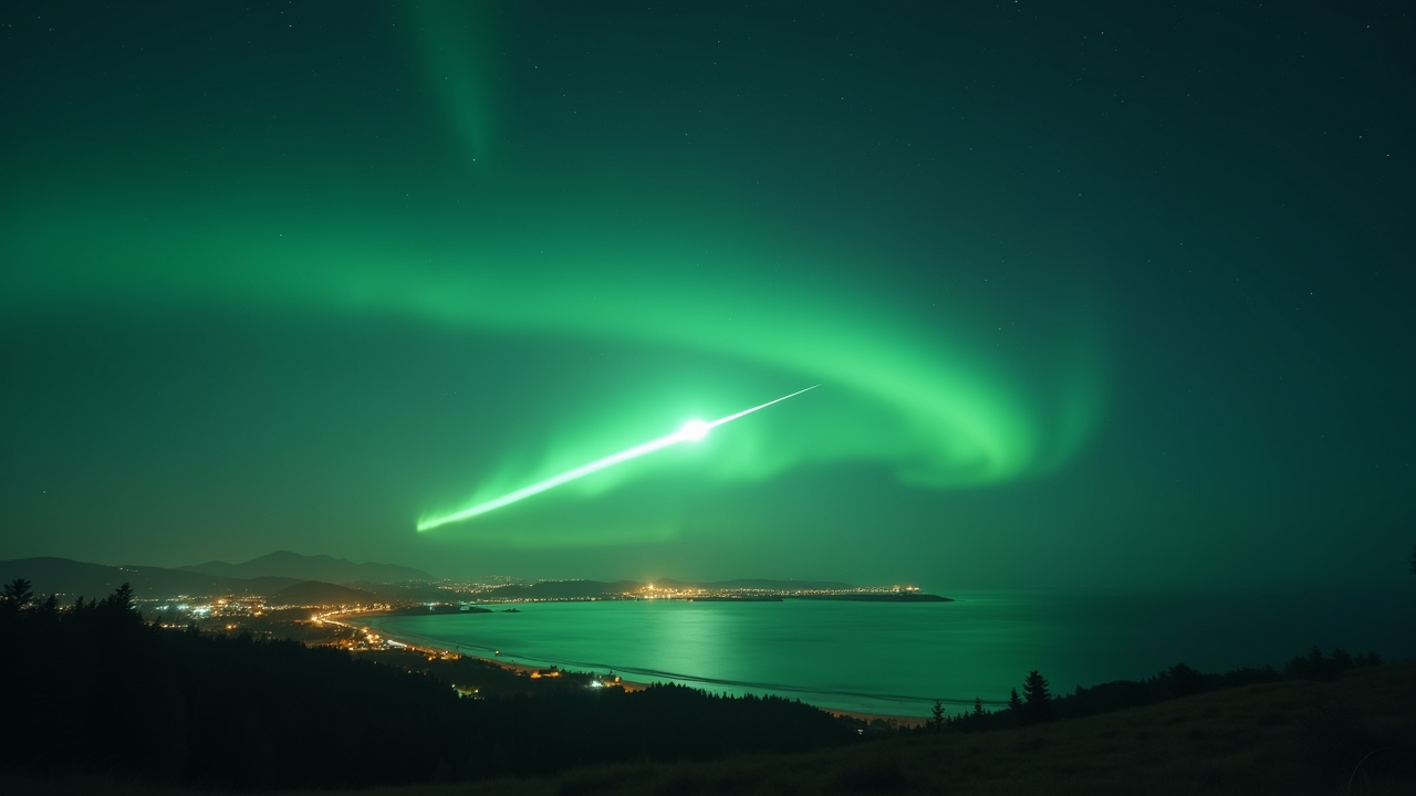 NEW: Bright Green Fireball Stuns Residents From Washington To California