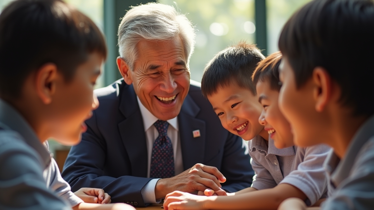 WATCH: Chinese Kids Jump For Trump During Diplomatic Visit In Beijing