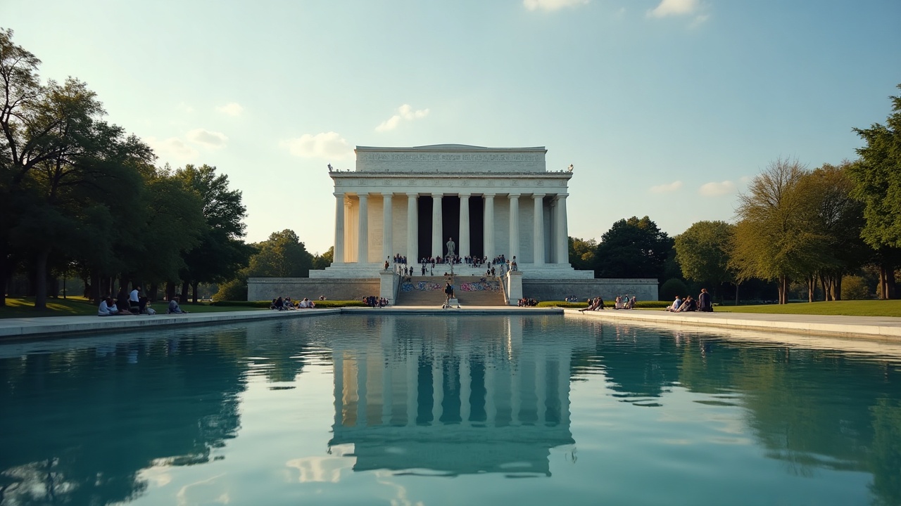 NEW: Vandalism Erupts At Lincoln Memorial Reflecting Pool Amid ...