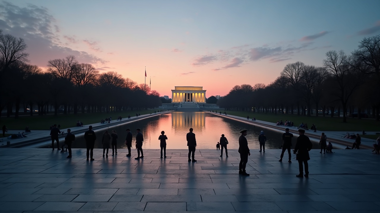 JUST IN: Organized Vandalism Strikes Lincoln Memorial Reflecting Pool ...
